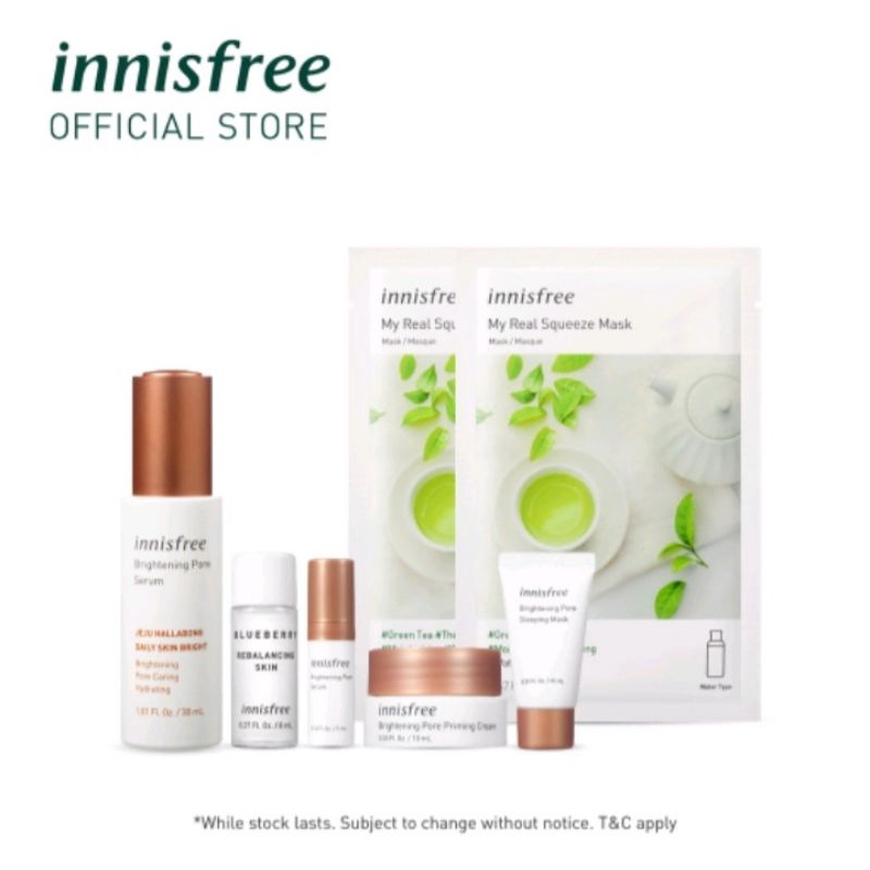 Innisfree Brightening Pore Series guaranteed original with purchase ...