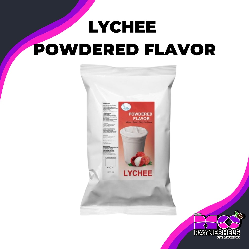 Top Creamery Lychee Powdered Flavor 1kg | Shopee Philippines