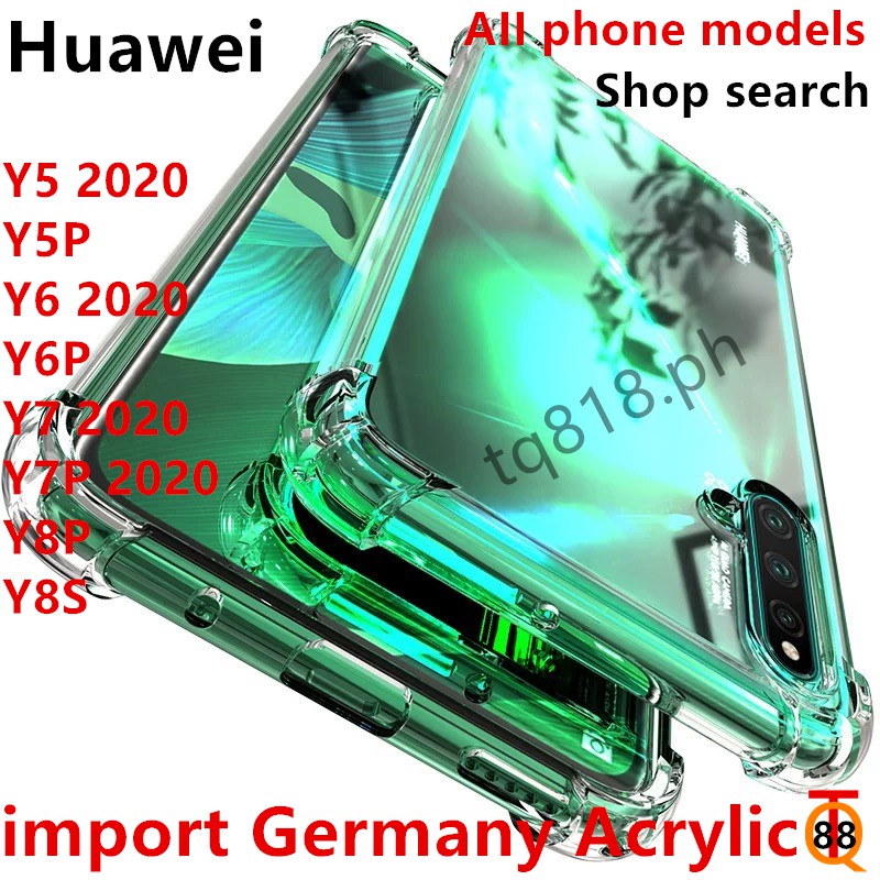 Acrylic phone case / Huawei Y5 Y5P Y6P Y7A Y7P Y8P Y8S Y9A 2020 / Soft ...