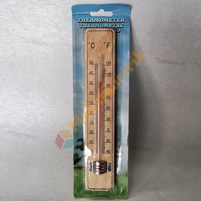 KAYU Wooden Thermometer to Measure Celsius and Fahrenheit Room ...