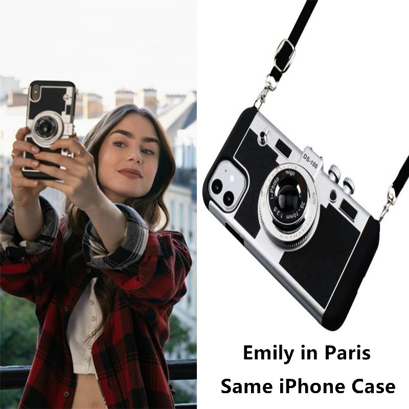 [Ready Stock] Emily in Paris 3D Design Retro Camera Case for iPhone 14 ...