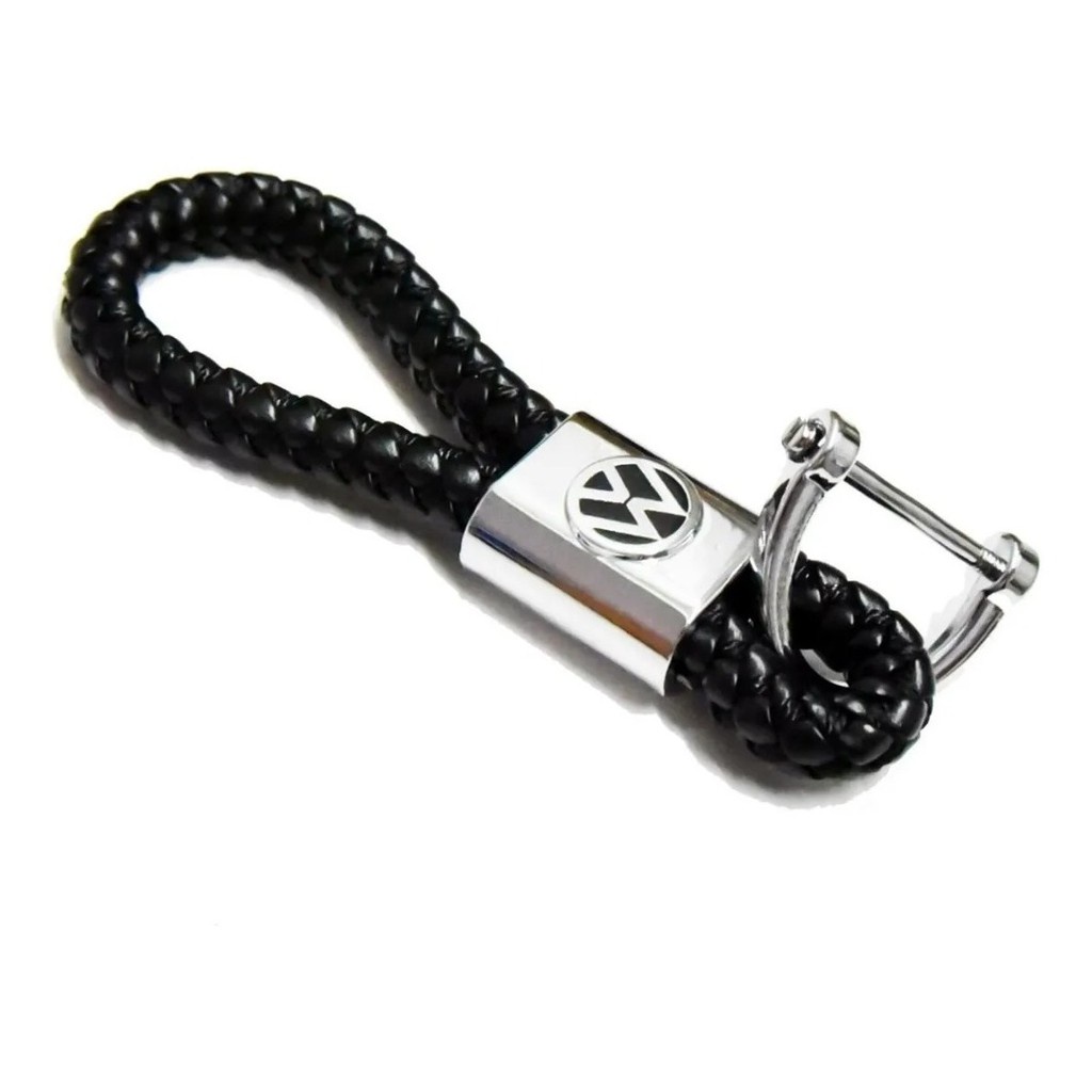 Braided Rope Car Keyring 3d Metal Badge Key Ring for Fusca Volkswagen ...