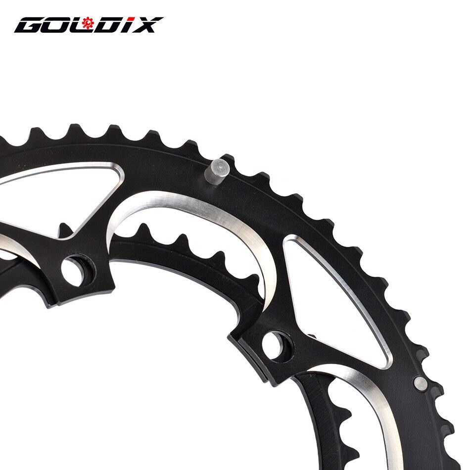 GOLDIX 110BCD 50t -34t Bicycle Chainring Double Round Aluminum Alloy ...