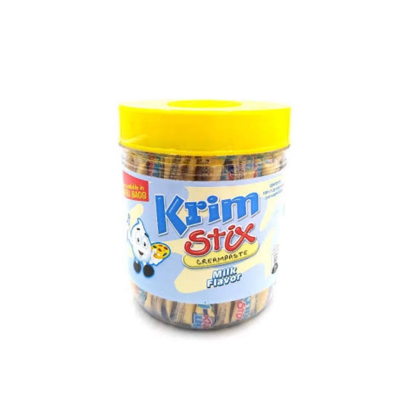 Krim Stix Cream paste Krim stix Jar 100 pieces (MILK) | Shopee Philippines