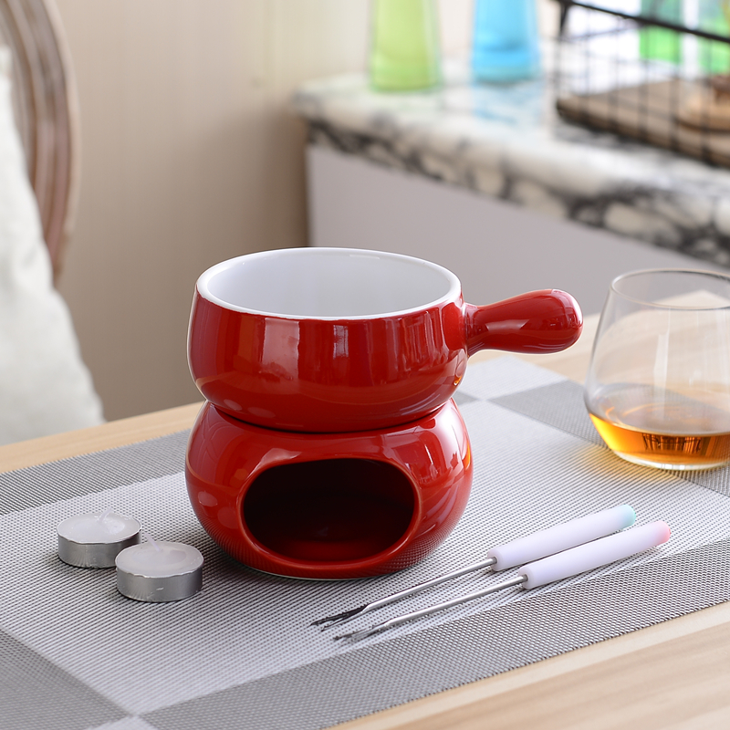 300ml Ceramic Fondue Set Cheese Fondue Chocolate Fondue High Tea ...