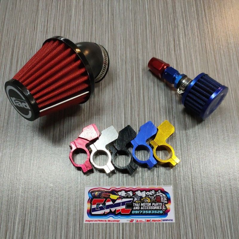 RAD FILTER SET ASSEMBLY 42MM/12MM OR BREATHER ONLY (RAIDER 150 FI OR ...