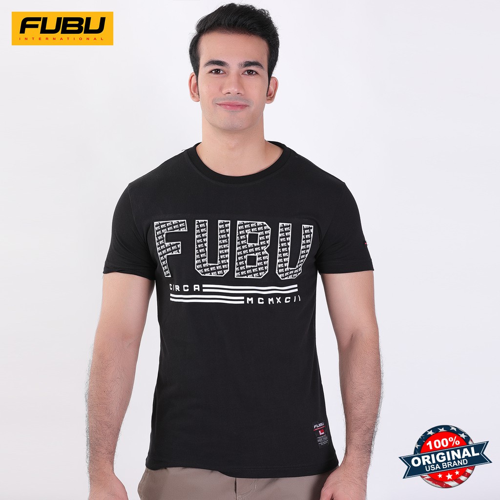 FUBU RoundNeck Muscle Fit FBT01B-2538 (Black) | Shopee Philippines