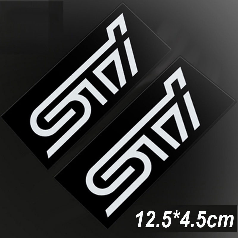 2PCS STICar Body Sticker For Subaru BRZ XV LEGACY WRX WRC Impreza STI ...