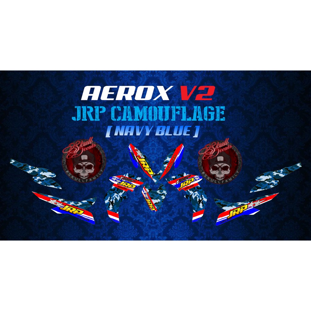 Yamaha Aerox 155 VERSION 2 JRP CAMOUFLAGE (PRINTED-LAMINATED) | Shopee ...