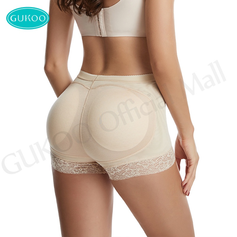 GUKOO Padded Panty Butt and Hips Women Low Waist Hip Padding Butt Lifting Panties Shapewear ...