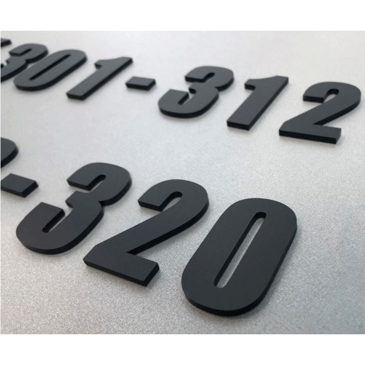Umake acrylic House Number Plate/Nombor Plat Rumah Akrilik 门牌 Home Deco floor sign Signage Hotel ...