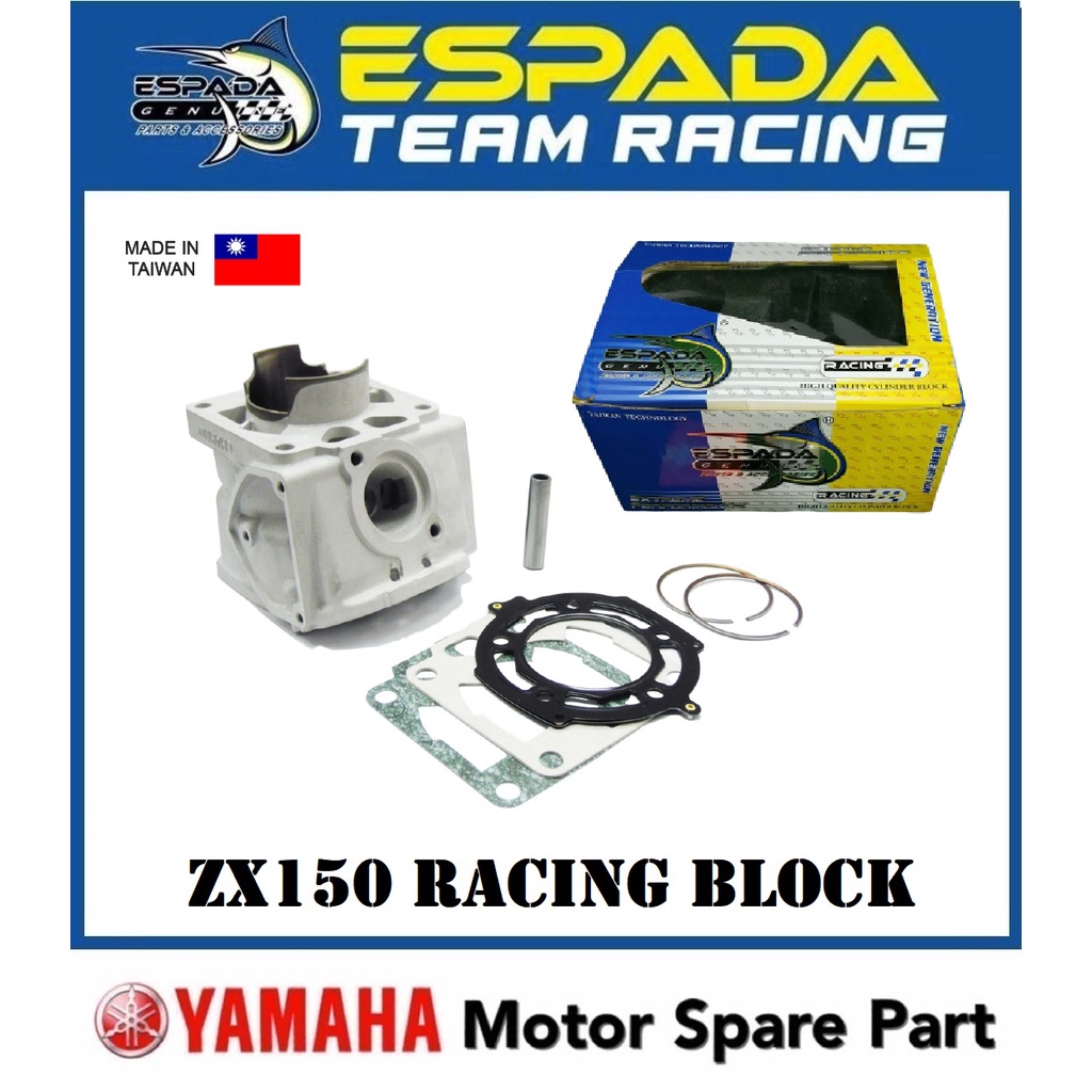 ESPADA KR-R RACING CYLINDER BLOCK 68MM RACING BLOK KR150 ZX150 KRZ KRR ...