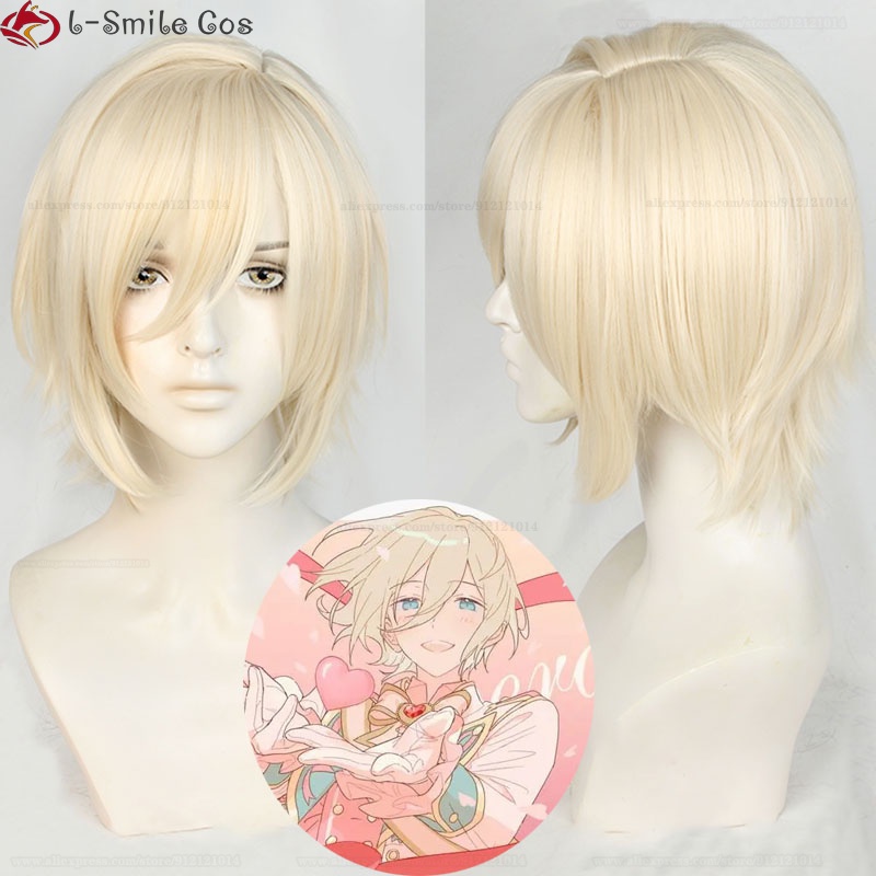 Misscoo Game Ensemble Stars ES Cosplay Tenshouin Eichi Wig Short Milk ...
