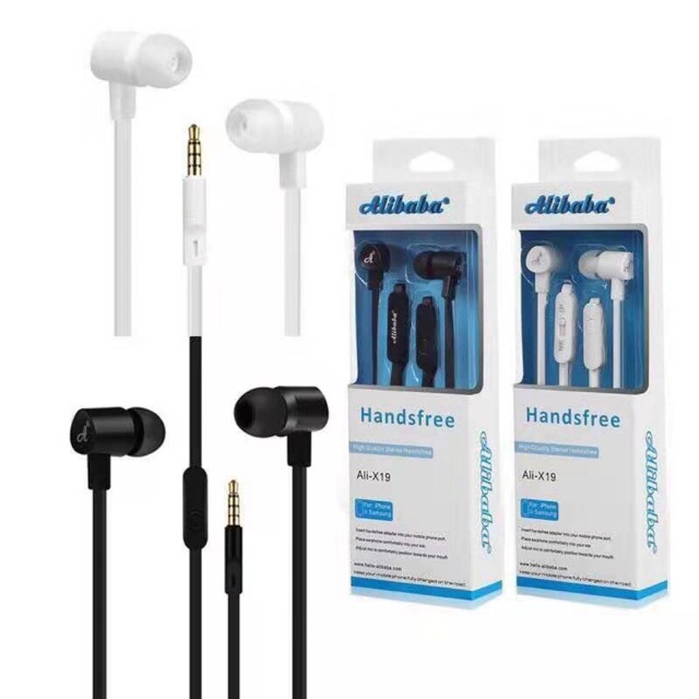 Original ALIBABA ALI- X19 HANDSFREE STEREO HEADSET ORDINARY 3.5mm ...