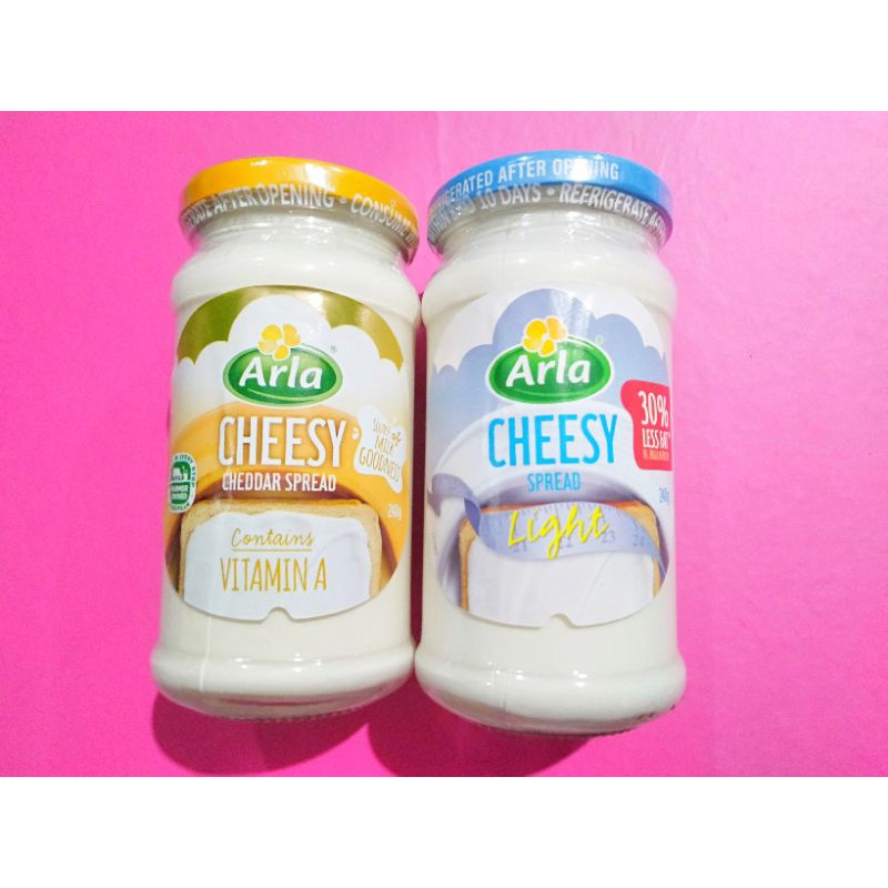 Arla Cheesy Cheddar /Light Spread 240g | Shopee Philippines