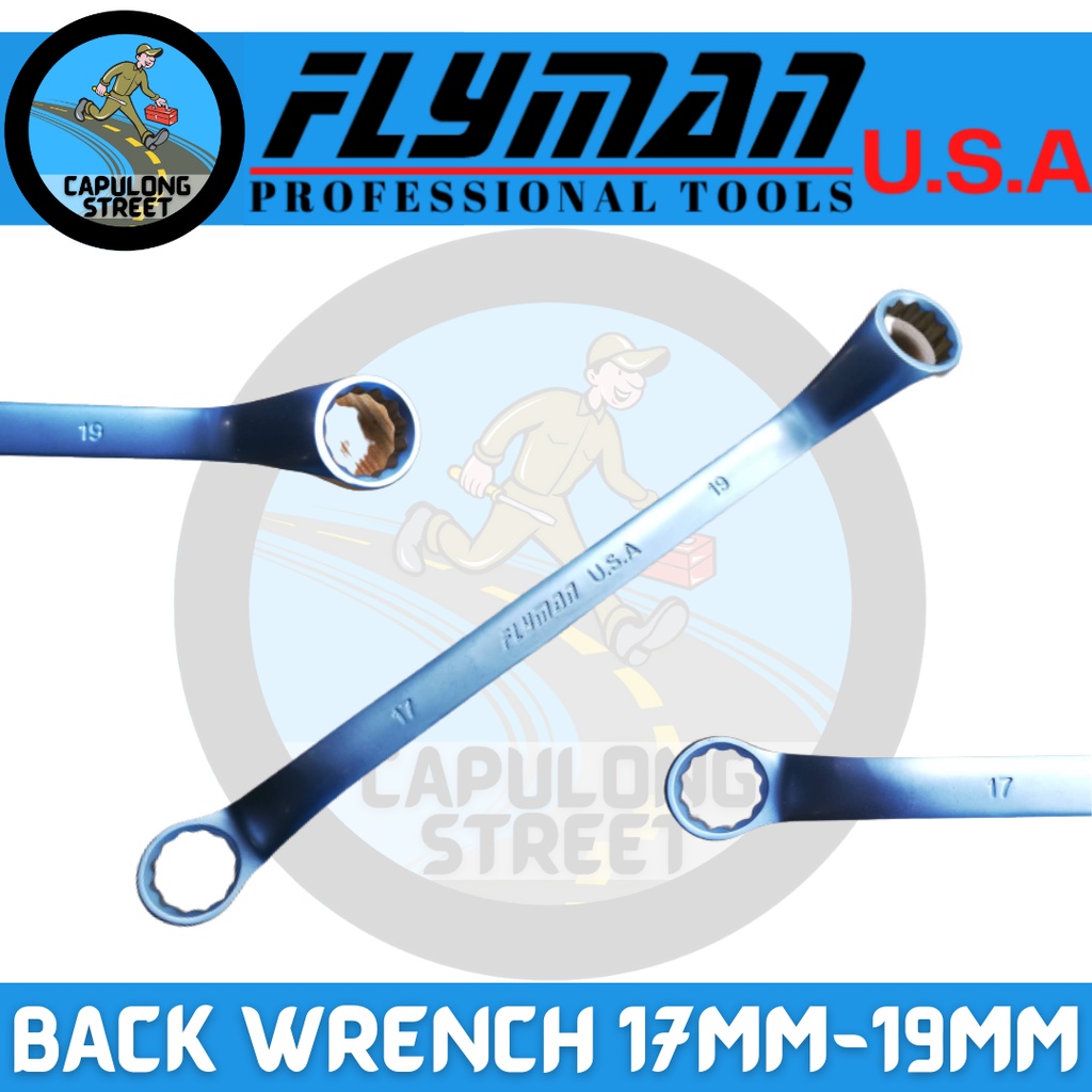 Capulong Street Flyman Backwrench (Liyabe) 17mm - 19mm Double ring ...