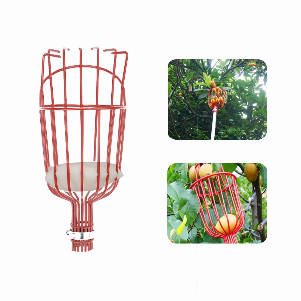Fruit Picker Head Portable Fruits Catcher Deep Basket Garden Tool ...