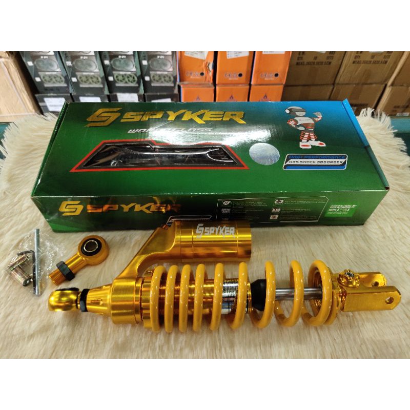 SPYKER REAR SHOCK (SPR-25)GAS TYPE FOR CLICK 125/CLICK150/SPORTY/MIO I ...