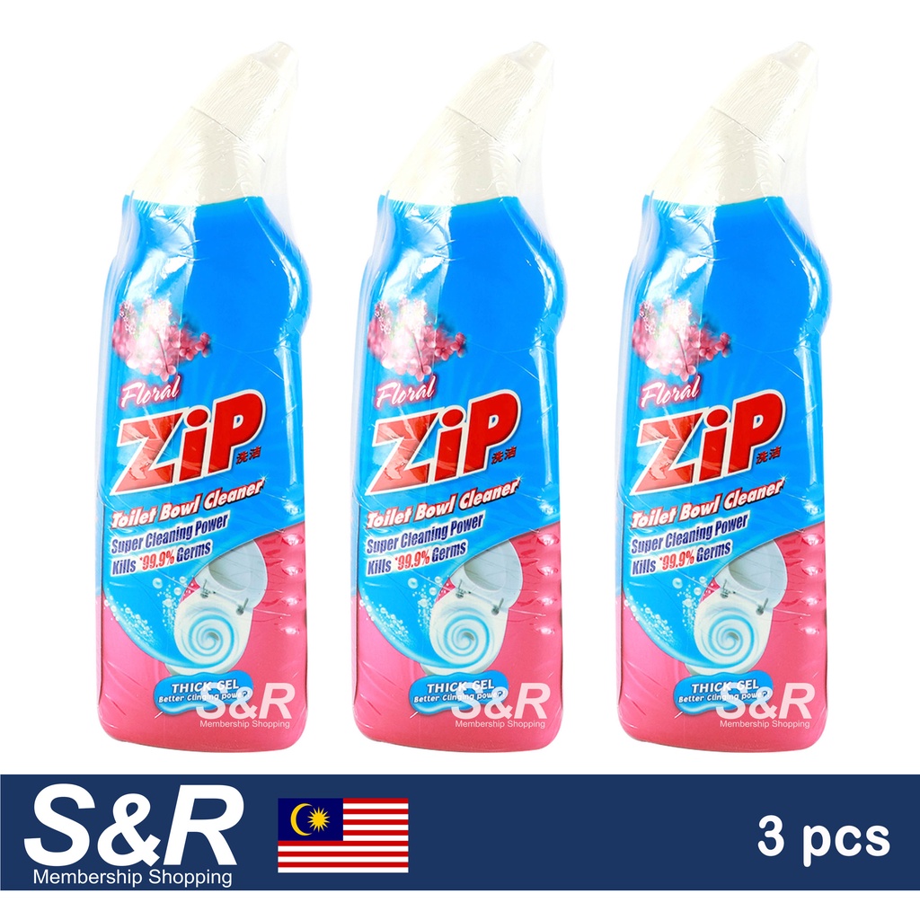 Zip Toilet Bowl Cleaner Floral 3pcs | Shopee Philippines