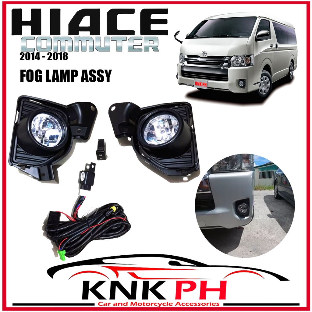 HI ACE HIACE 2014-2018 Pentair Fog Lights Assy Set Toyota 100% Water ...