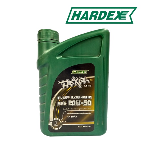 Hardex Dexel Lite Sae 20w-50 Fully Synthetic Engine Oil (1 Liter/ 1 ...