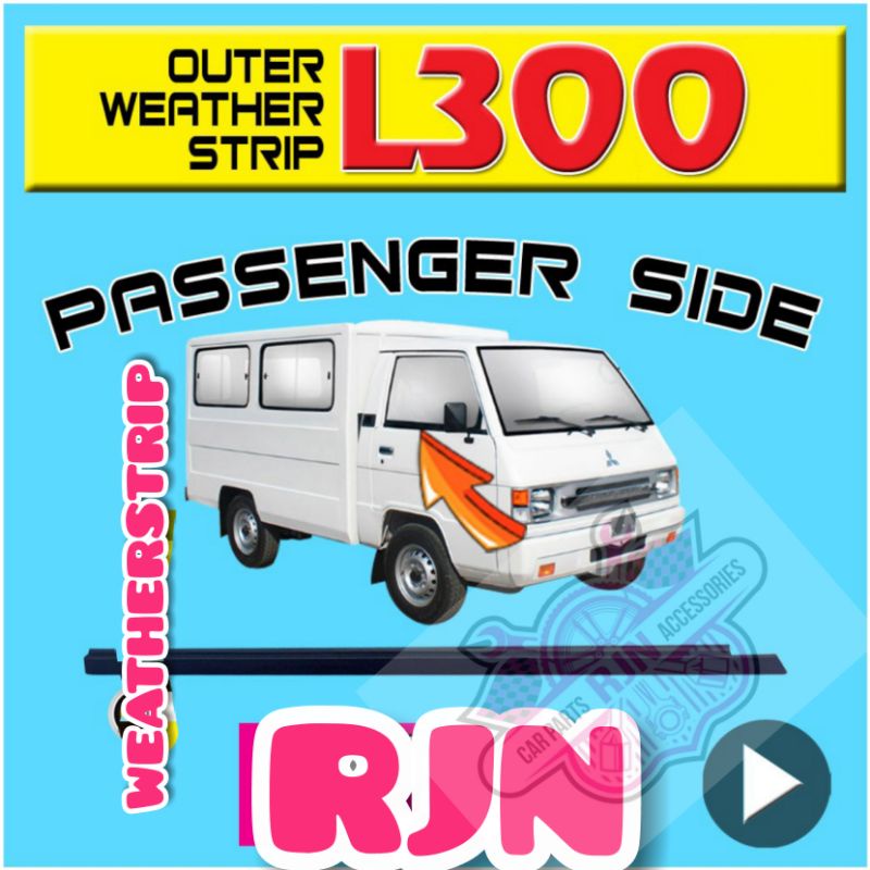 Outer Channel Weatherstrip Moulding for Mitsubishi L300(Passenger side ...