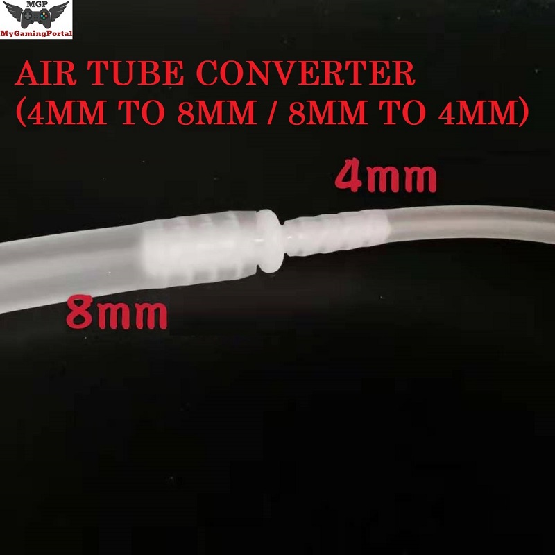 AQUARIUM 4MM TO 8MM / 8MM TO 4MM CONVERTER PLASTIC WATER AIR TUBE ...