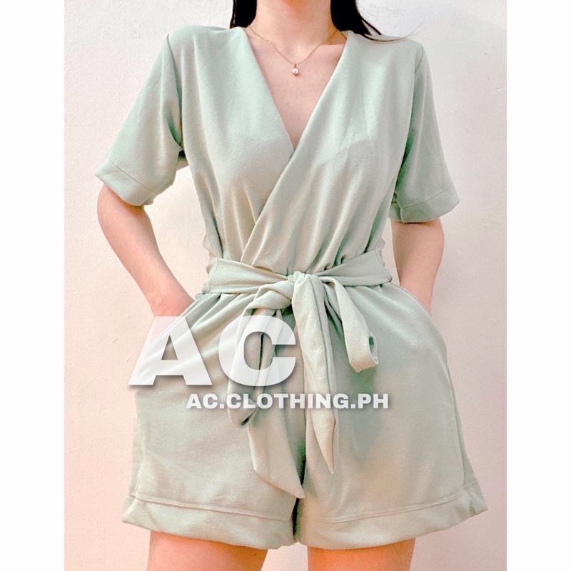 SHERYL PLAIN ROMPER | Shopee Philippines