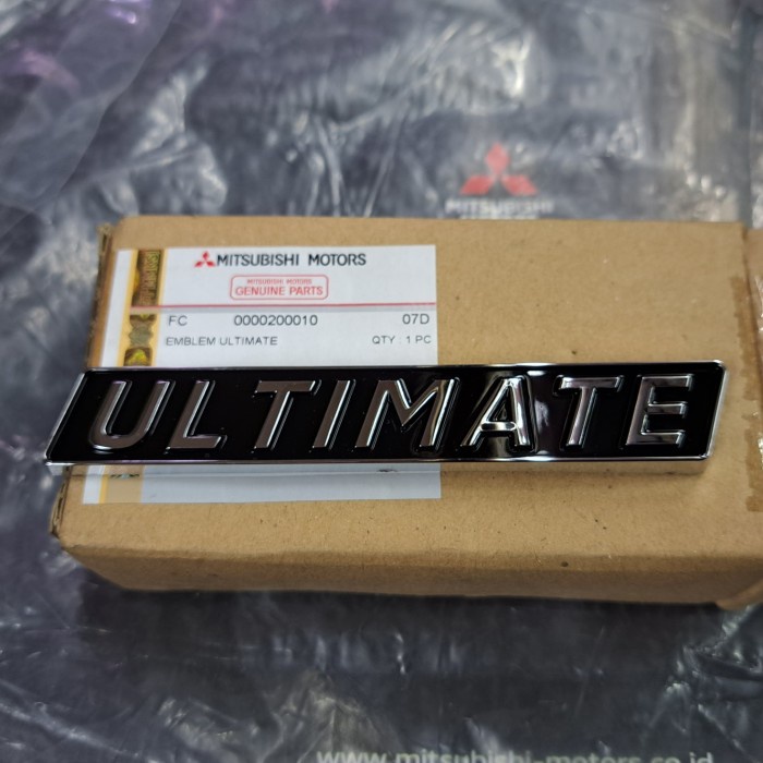 Ultimate Emblem Original Mitsubishi New Pajero Sport 2022 | Shopee ...