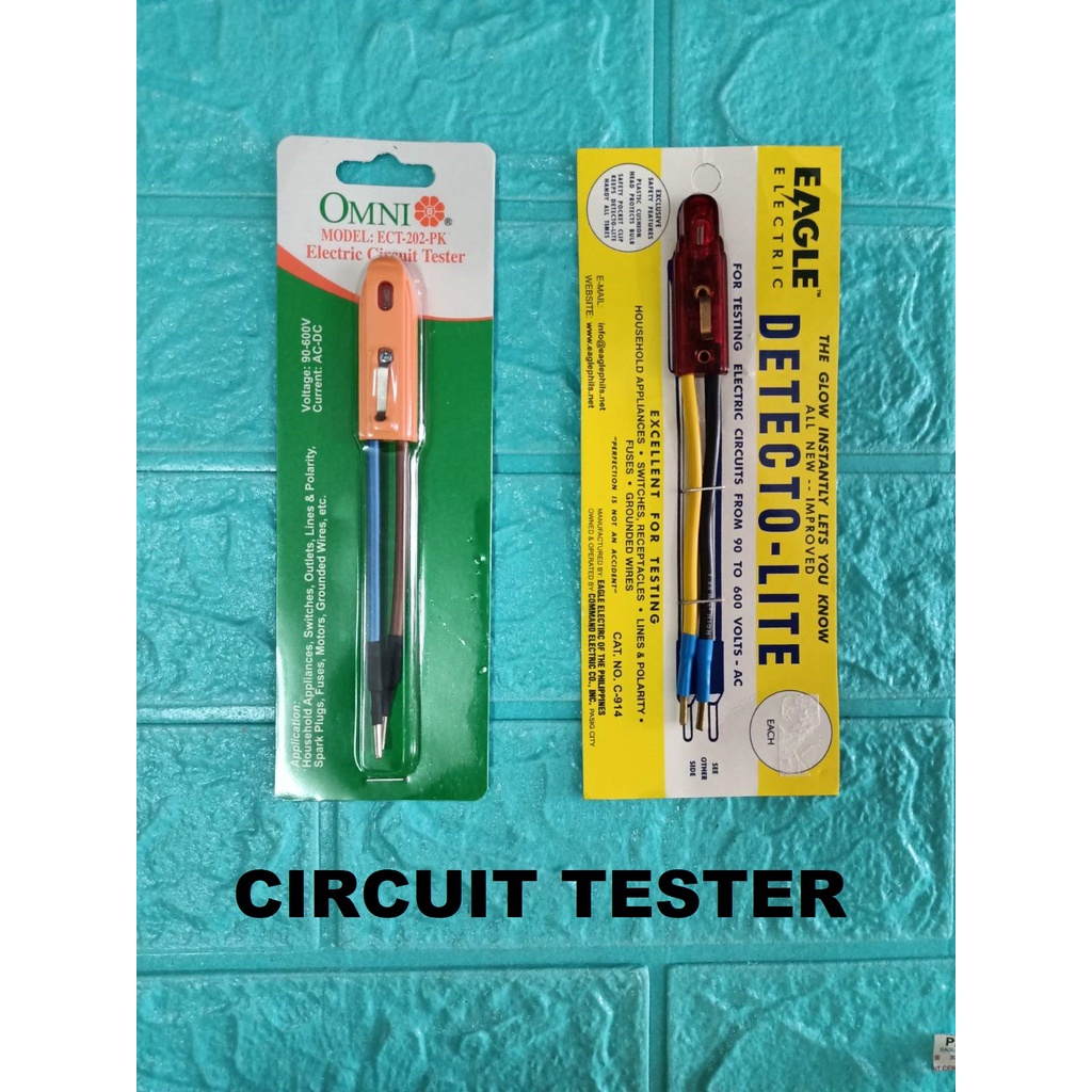 OMNI ELECTRIC CIRCUIT TESTER EAGLE DETECTO-LITE | Shopee Philippines