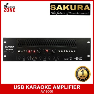 Sakura Amplifier AV 9000 // 1800W x2 Original / Sakura Amplifier with Bluetooth / Original ...