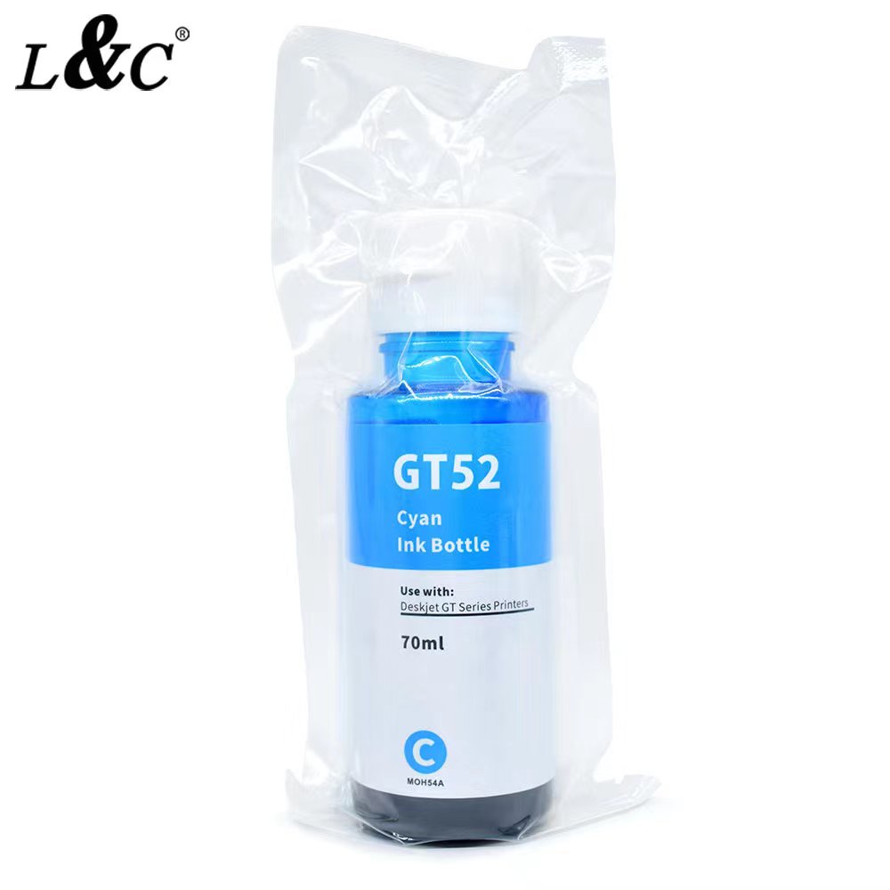 L&C Refill Hp Ink GT51 GT52 GT53 Dye Ink For HP Deskjet Printer GT5810 ...