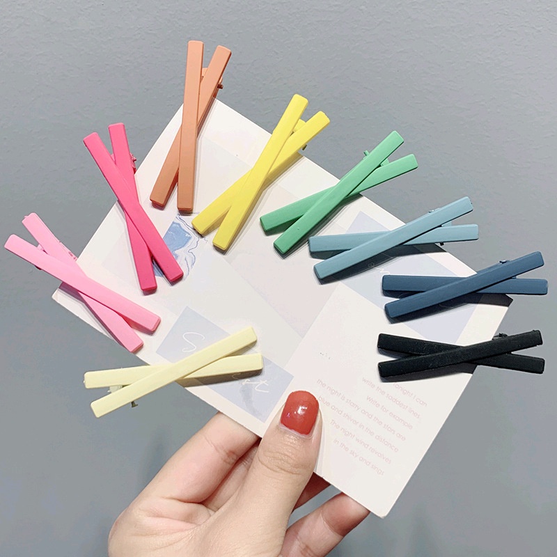 Cross Hairpin Hair Clip Korean Fashion Style High Quality Colorful ...
