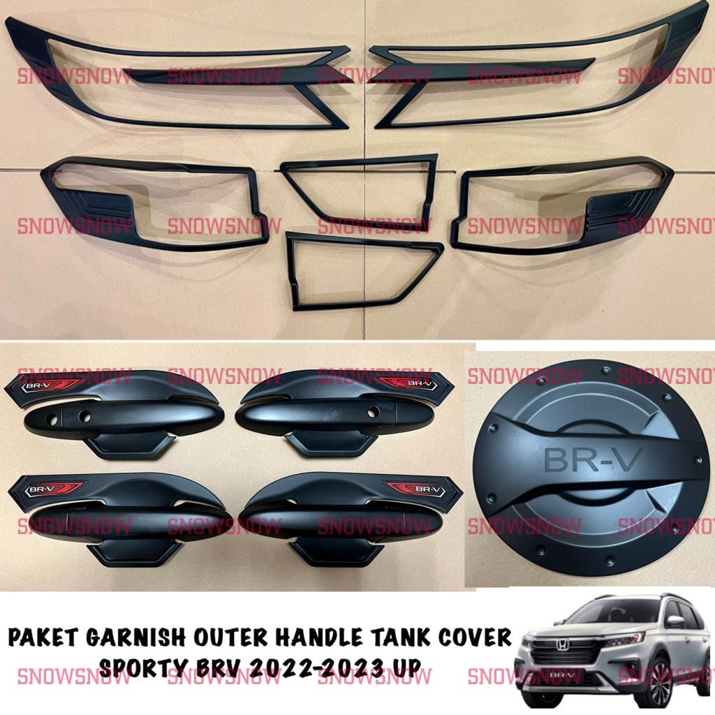Front and Rear Garnish Package Outer Handle Tank Cover Honda BRV 2022 ...