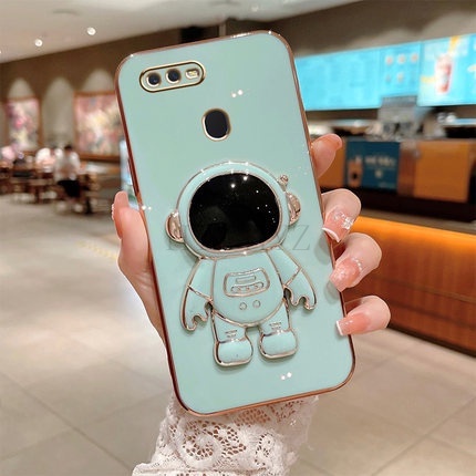 Casing OPPO A5s A12 A3s A12e A7 A5 Fashion Astronaut bracket Shockproof ...