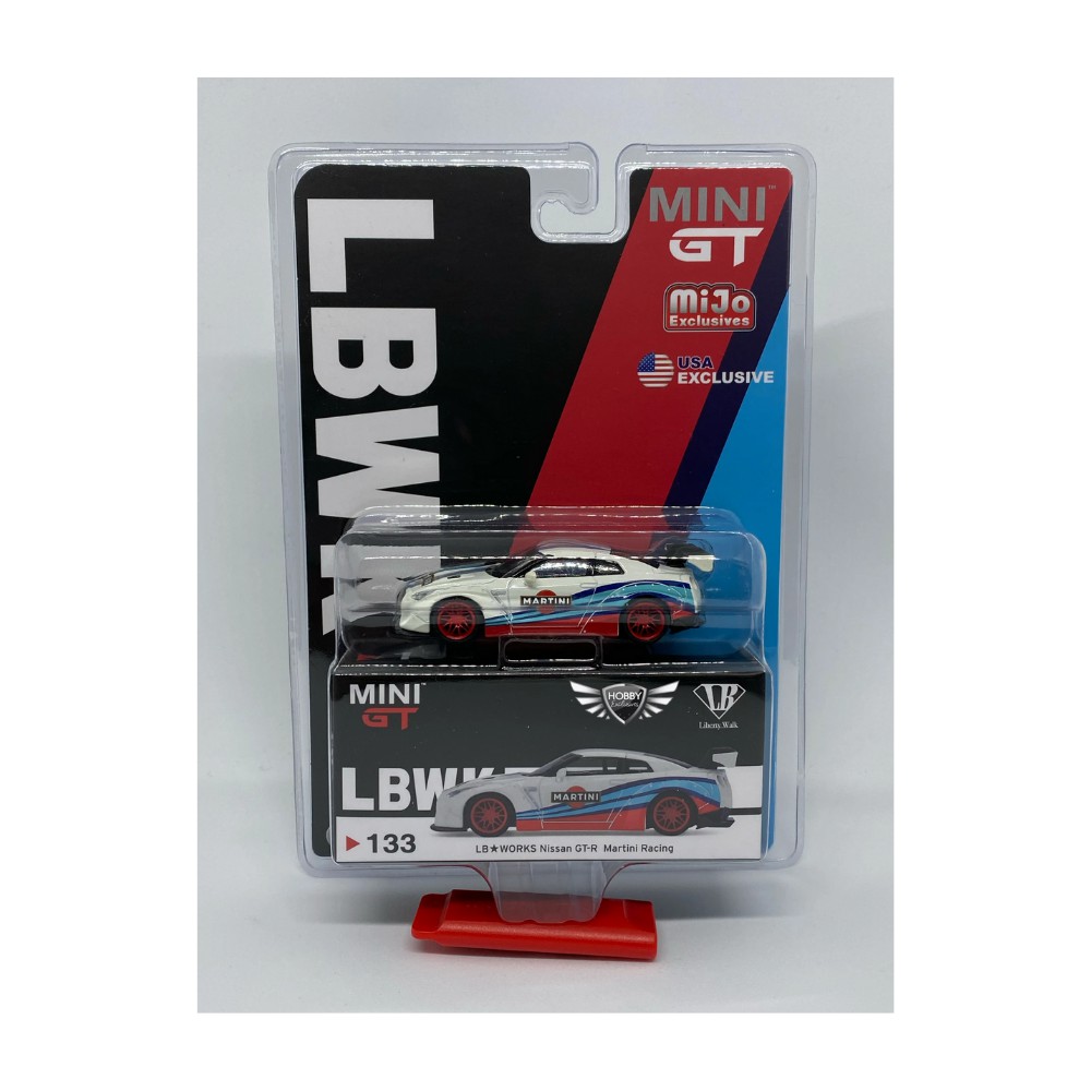 Mini GT 1/64 Scale Nissan GT-R R35 Type 1 LB WORKS Martini Racing Die ...