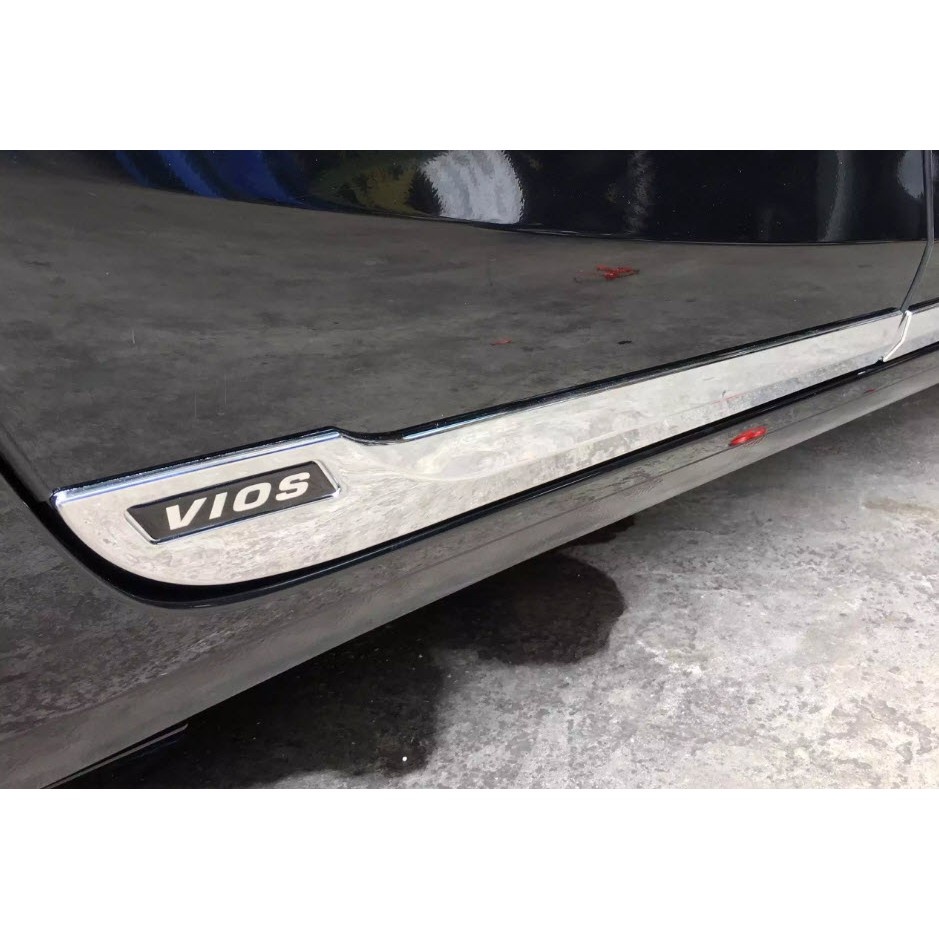 Side brace for Vios 2019- 2020- 2021- 2022, 2023, 2024 Shiny chrome ...