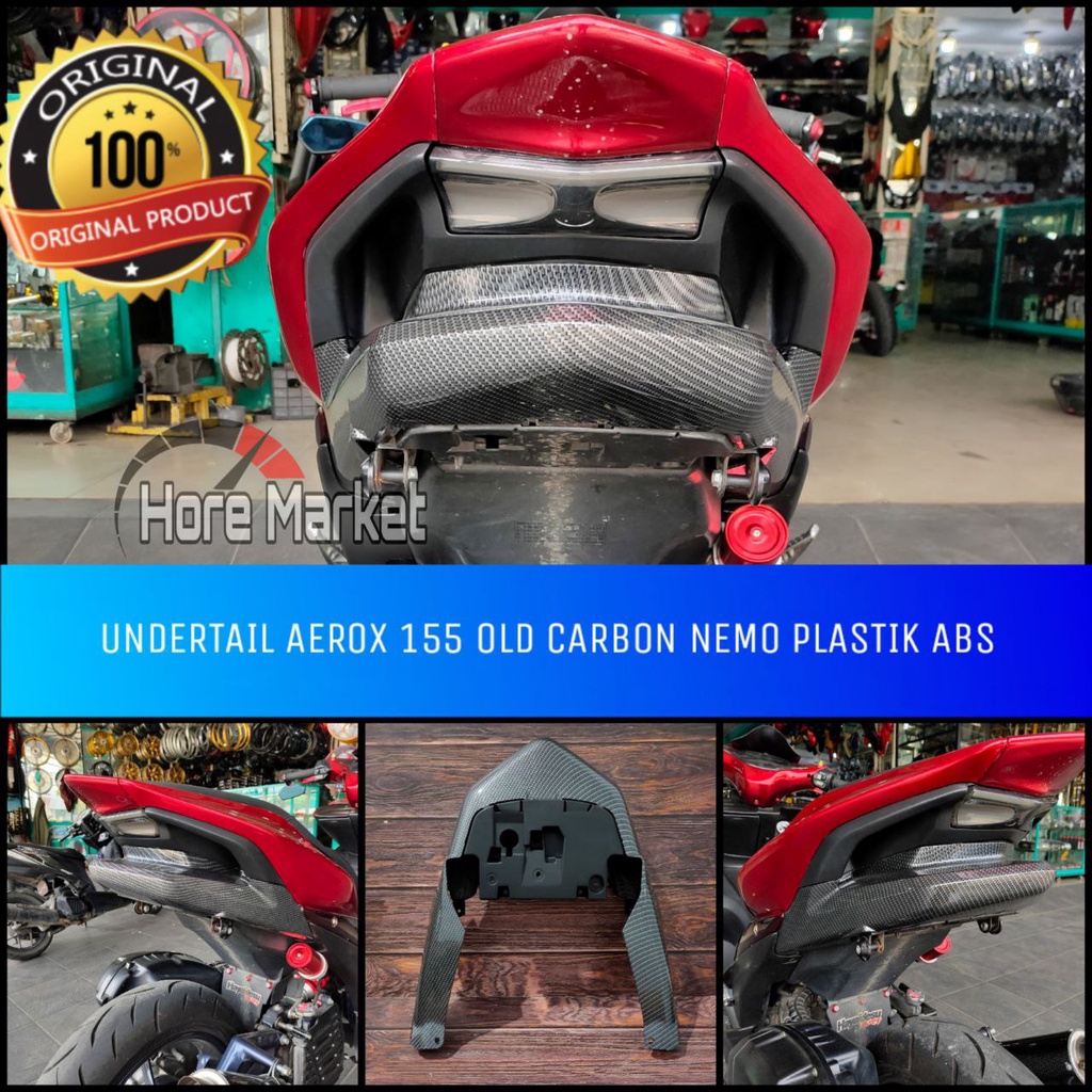 UNDERTAIL AEROX 155 OLD CARBON NEMO AEROX 2017 2018 2019 2020 WITHOUT ...