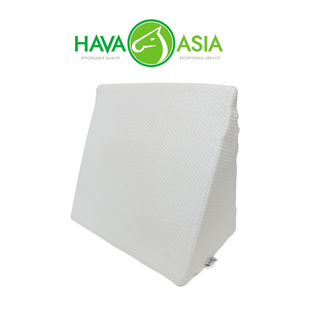HavaAsia Bed Wedge Triangle Pillow Case 50X30X60Cm Elevated Support Pad ...