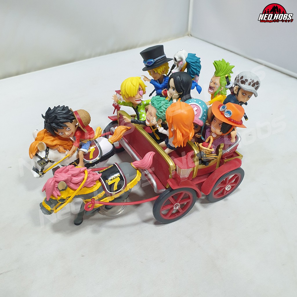 Banpresto KO One Piece WCF Staw Hat Pirates 20th Aniversary Set Red ...