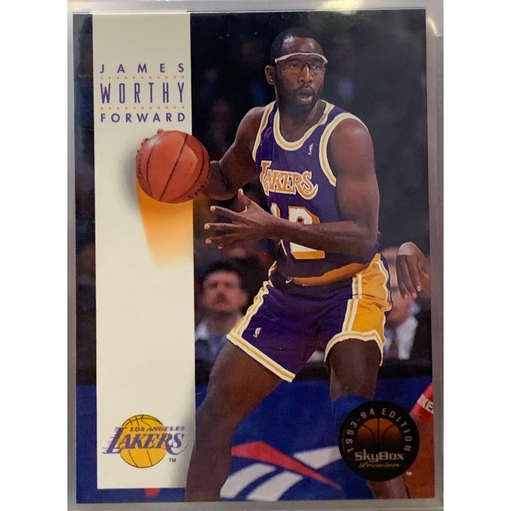 1993 Skybox Basketball LA Lakers Card - Peeler Threatt Christie Worthy ...