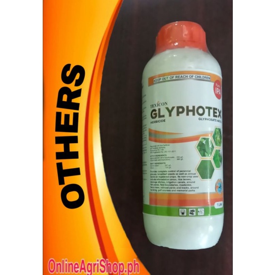 GLYPHOTEX 480 SL GLYPHOSATE LIKE GRASS ZERO / TRIPLE 8 (1 LITER BOTTLE ...