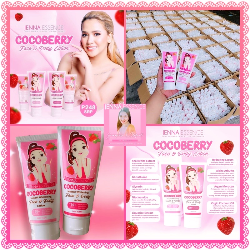 COCOBERRY LOTION Jenna Essence Baby or Lady Scent (COD & ON HAND ...