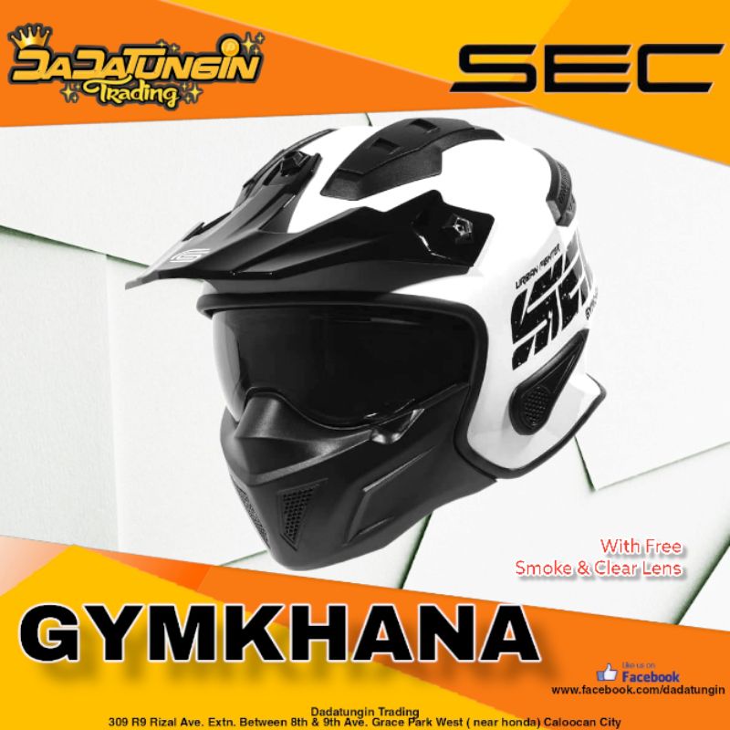 SEC GYMKHANA Hybrid Adventure Helmet | Shopee Philippines