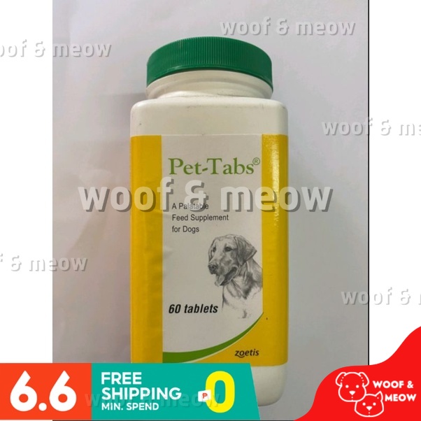 PET-TABS TABLETS FEED SUPPLEMENT FOR DOGS (Sold by 10pcs) | Shopee ...
