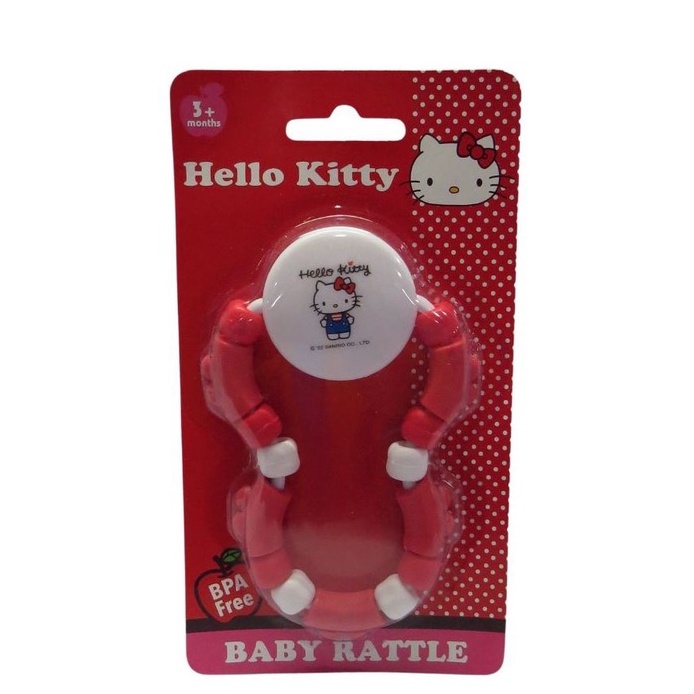 Hello Kitty Rattle-Teether-Toy | Shopee Philippines