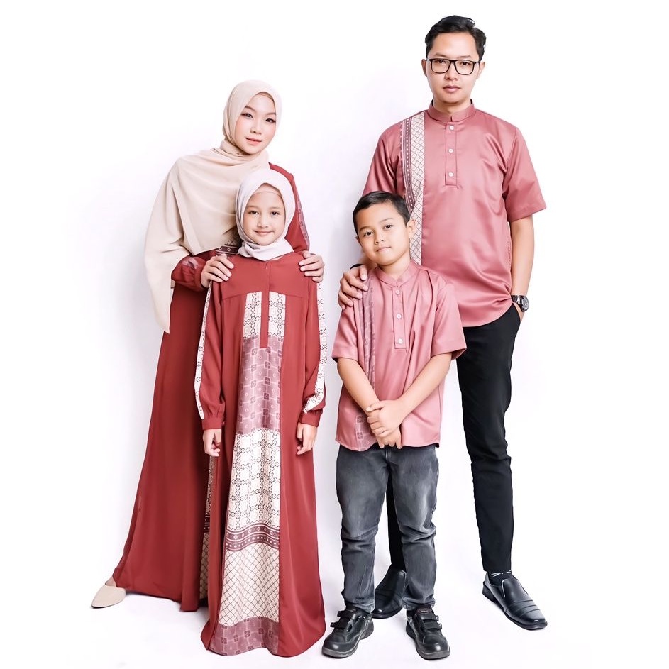 Atheera Family/Family Couple Clothes/Family Couple Set / Set Maroon ...