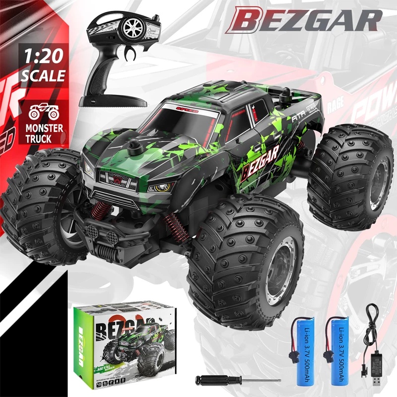 (COD)1:16 RC Car 20KM/H 4WD Remote Control Vehicle 2.4Ghz Monster Truck ...