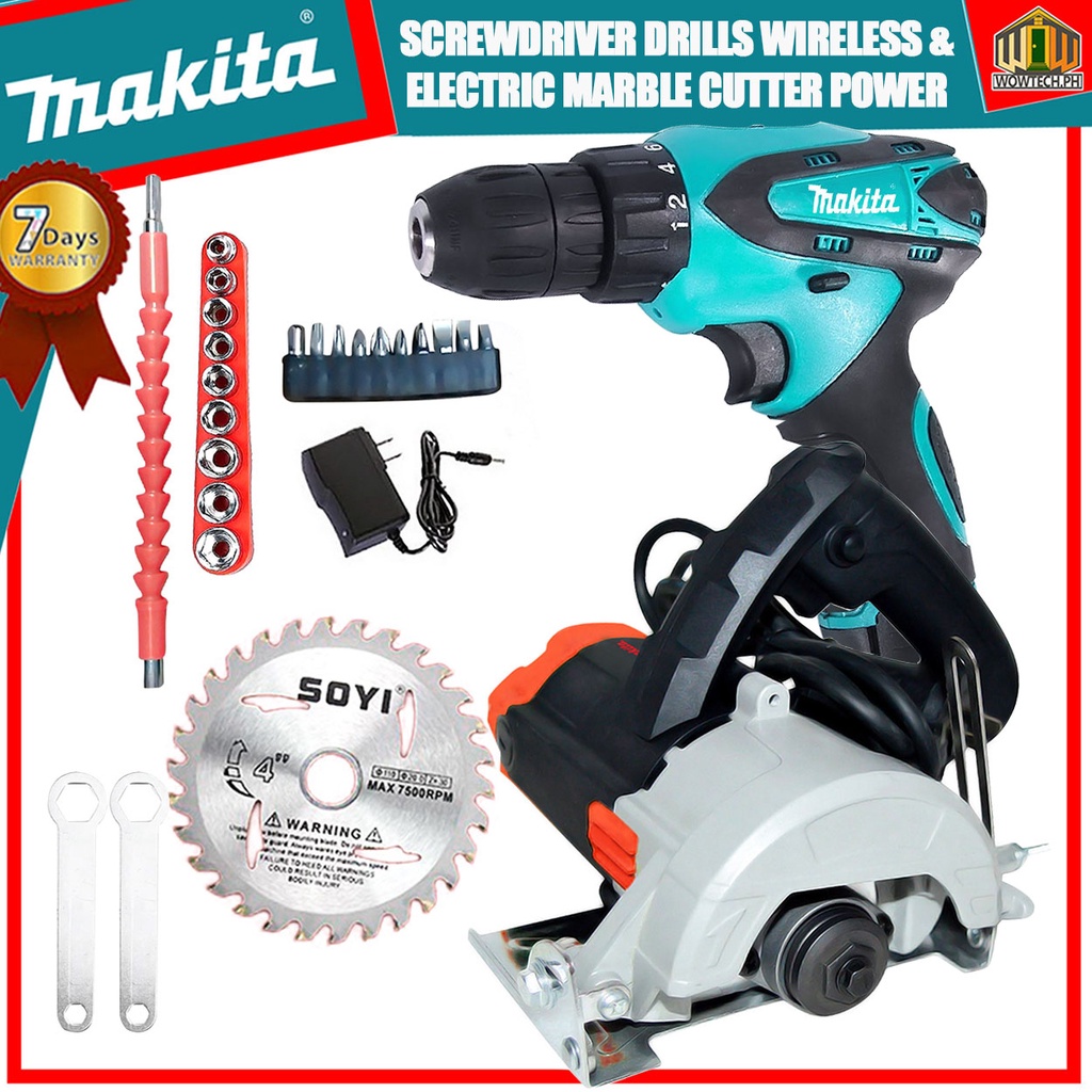 Makita Set Original Cut Off Machine Circular Cordless Drill Power Tool ...