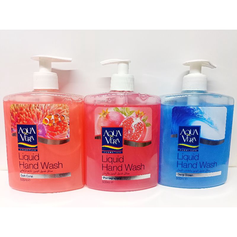 Aqua vera liquid hand wash 500ml | Shopee Philippines